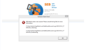 Xử lý lỗi Safe Exam Browser (SEB) | Helpdesk of FPT University
