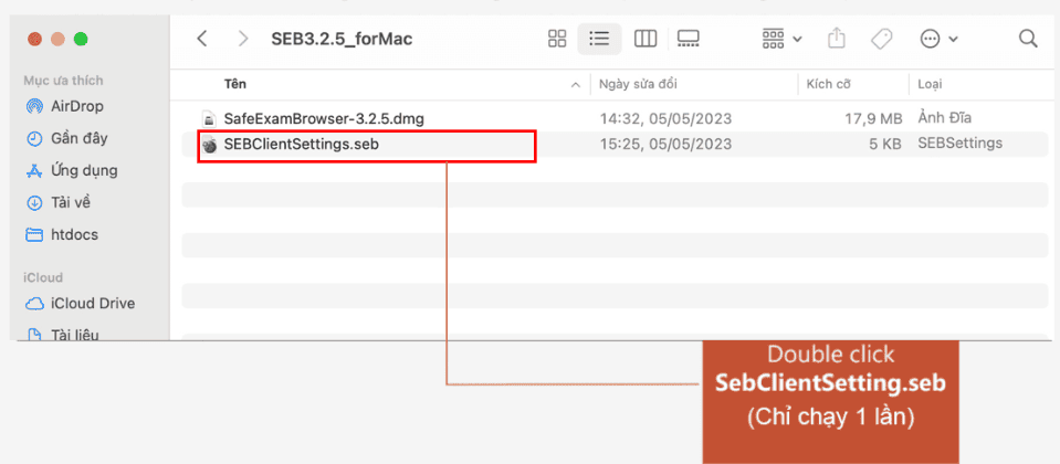 Xử lý lỗi Safe Exam Browser (SEB) | Helpdesk of FPT University